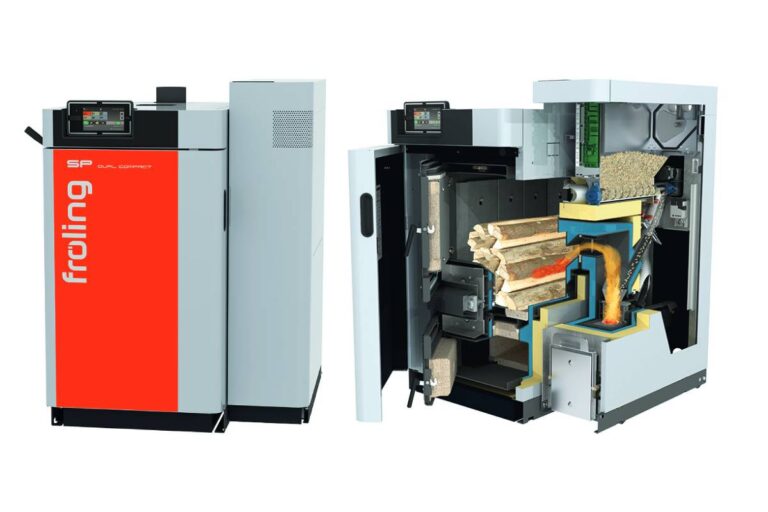 Caldaia a legna e pellet SP Dual compact di Froling | Prodotti ...